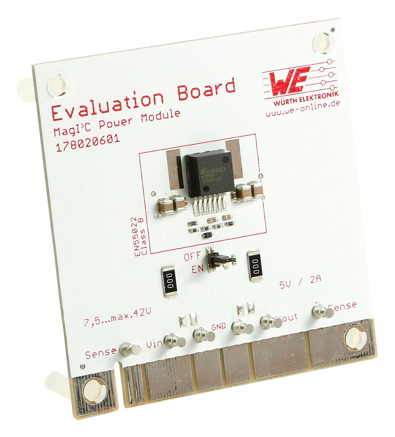 178020601 Wurth Elektronik, Placa de Evaluación para Módulo de Potencia ... 178020601 Wurth Elektronik, Placa de Evaluación para Módulo de Potencia ...